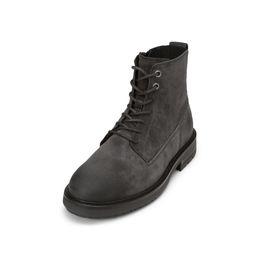 Marc O'Polo MARC O'POLO Damen Stiefelette "aus softem Velours-Rindleder", Gr. 44, schwarz, Obermaterial: 100% Leder (Rind), unifarben, Schuhe