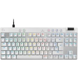 Logotech Tastatur AZERTY Französisch Wireless mit Hintergrundbeleuchtung G Pro X TKL