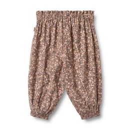Wheat M&auml;dchen Stoffhose "Wheat Trousers Lined Polly", braun, Gr. 92, gebl&uuml;mt, 100% Baumwolle, Hosen