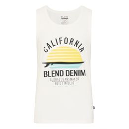 Blend Damen Longtop "Tanktop BHCali", wei&szlig;, Gr. XL, Obermaterial: 85% Baumwolle CO. 15% Viskose CV., Tops