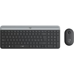 Logitech Tastatur QWERTY Italienisch Wireless MK470 combo