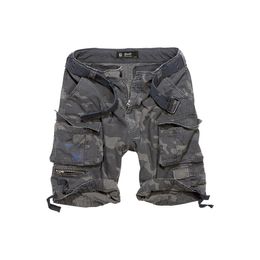 Brandit Herren Cargoshorts "Brandit Herren Savage Vintage Cargo Shorts"schwarzcamo, Gr. XXL, 100% Baumwolle, Hosen
