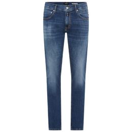 Replay Herren Slim-fit-Jeans "MICKYM"dunkelblau, Gr. 36, Denim/Jeans, Obermaterial: 99% Baumwolle, 1% Elasthan, Jeans