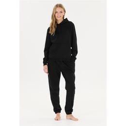 Endurance Damen Sweathose "Arlanc"schwarz, Gr. XS, unifarben, 65% Polyester, 35% Baumwolle, Hosen