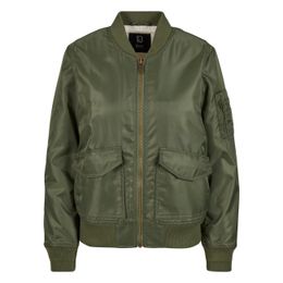 Brandit Damen Bomberjacke "Brandit Brandit Women Sherpa Jacket"olive, Gr. XXL, unifarben, 100% Polyamid, Jacken