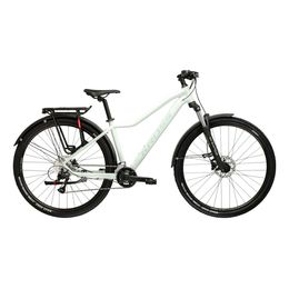 KROSS Mountainbike "KROSS Mountainbike Hardtail 29" LEA 4.0 EQ gr&uuml;n 16 G&auml;nge", 46cm, 29 Zoll (73,66cm) hinten: 29 Zoll (73,66cm)gr&uuml;n, schwarz,