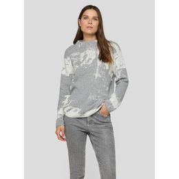 Rabe Damen Strickpullover "Pullover"grau, Gr. 38, 50%Wolle, 25%Viskose, 25%Polyamid, Pullover