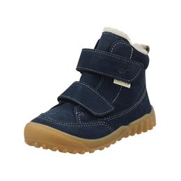 Pepino Damen Stiefelette "Pepino Stiefelette Leder", Gr. 23, blau, Leder, Schuhe