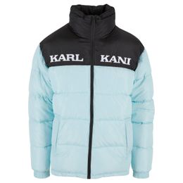 Karl Kani Herren Winterjacke "Karl Kani Karl Kani Retro Essential Puffer Jacket"light blau, Gr. M, mehrfarbig, 100% Polyester, Jacken