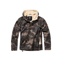 Brandit Herren Allwetterjacke "Brandit Herren Windbreaker Sherpa"schwarzcamo, Gr. XL, mehrfarbig, 80% Elastodien, 20% Polyester, Jacken