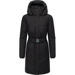 Navahoo Damen Wintermantel "Gipfelspass XIV"schwarz, Gr. 4XL, Obermaterial: 100% Polyester, Innenfutter: 100% Polyester, Wattierung: 100% Polyester,