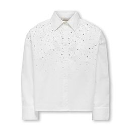 KIDS Only Bluse "Linah" in Wei&szlig; - 52% | Gr&ouml;&szlig;e 158 | Kinder-blusen-hemden