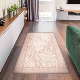 Bilderwelten Teppich Paisley Schaum in Pastell mit Bord&uuml;re