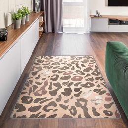 Bilderwelten Teppich Der Leopard im Boudoir