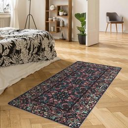 Bilderwelten Teppich Skandinavisches Bohomuster Aubergine