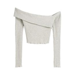 Bershka Pullover Damen Gr&ouml;&szlig;e S graumeliert