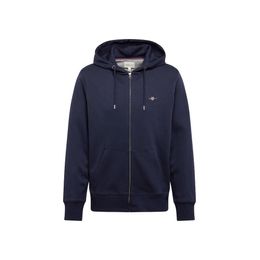 Gant Zip-Up Hoodie male Blue size XXXL