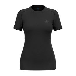 Odlo Merino 160 Bl Top Crew Neck S/S Bekleidung Damen schwarz