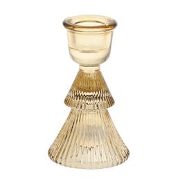 Chic Antique Kerzenst&auml;nder aus Glas f&uuml;r Stabkerzen skandinavische Deko Online Shop