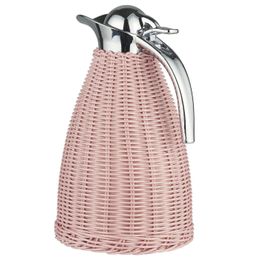 IB Laursen Thermoskanne mit Polyrattangeflecht skandinavische Deko Online Shop
