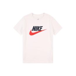 Nike Sportswear T-Shirt 'FUTURA HBR' Jungen Gr&ouml;&szlig;e 158/170 orangerot / schwarz / wei&szlig;