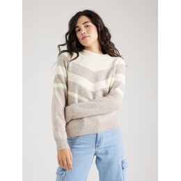 ABOUT YOU Pullover 'Lia' Damen Gr&ouml;&szlig;e XS creme / hellbraun