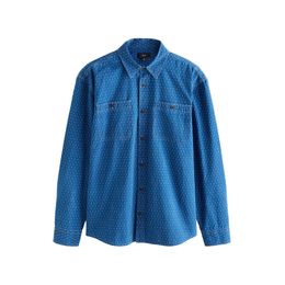 next Hemd Herren Gr&ouml;&szlig;e XS indigo / wei&szlig;