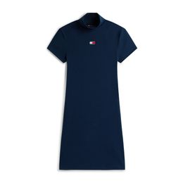 Tommy Jeans Kleid Damen Gr&ouml;&szlig;e 34 navy / rot / wei&szlig; Winterkleid