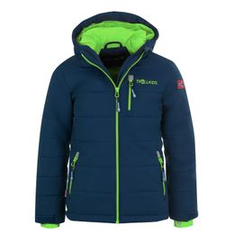 Skijacke Trollkids "KIDS HEMSEDAL SNOW JACKET XT", Mädchen, Gr. 176, blau (navy), Steppware, Obermaterial: 100% Polyester. Futter: 100% Polyester. Wattierung: 100% Polyester, normal, mit Klettverschluss, Jacken, Winterjacke