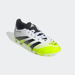 Fußballschuh adidas Performance "PREDATOR CLUB KIDS FG/MG", Mädchen, Gr. 36, bunt (cloud weiß, core schwarz, lucid lemon), Synthetik, Schuhe, geeignet für Rasen- und Kunstrasenplätze