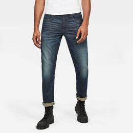 G-Star Raw Regular-fit-Jeans G-STAR "3301 Straight Tapered", Herren, Gr. 30, L&auml;nge 32, antic nile, Denim/Jeans, Obermaterial: 98% Baumwolle, 2% Elasthan, normal normal, Jeans
