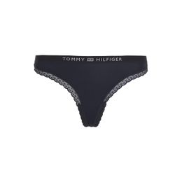 Slip "High Leg Bikinislip", Damen, Gr. S (36), schwarz (desert, sky), Jersey, Obermaterial: 79% Polyamid, 21% Elasthan, Tommy Hilfiger Underwear, unifarben, k&ouml;rpernah, Unterhosen Slip, mit Tommy Hilfiger Markenlabel