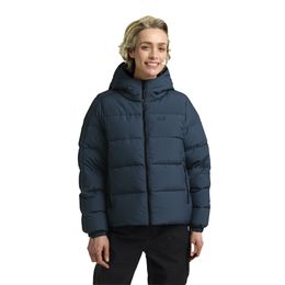 Daunenjacke Jack Wolfskin "Frozen Palace Jkt W Rds", Damen, Gr. L, aluminium bl, Obermaterial: 100% Polyester. Futter: 100% Polyester. Wattierung: 90% Entendaune, 10% Federn, normal, Jacken, Wärmend, winddicht, Winterjacke