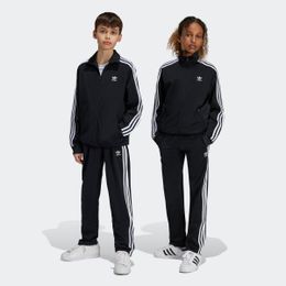 Sporthose adidas originals "FIREBIRD PANTS", Jungen, Gr. 128, N-Gr, schwarz, Obermaterial: 100% Polyester, Hosen Sporthose