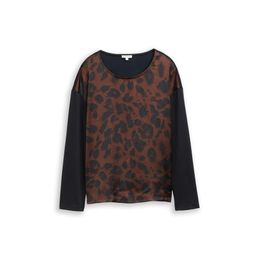 Tom Tailor Shirt Damen Gr&ouml;&szlig;e XXL braun / schwarz
