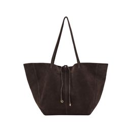 Mango Shopper 'MANDRI' Damen Gr&ouml;&szlig;e One Size dunkelbraun