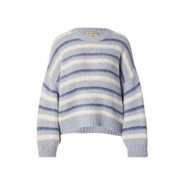 Herrlicher Pullover 'Ellana' Damen Gr&ouml;&szlig;e XL rauchblau / hellblau / wei&szlig;