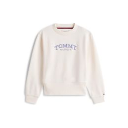 Tommy Hilfiger Sweatshirt M&auml;dchen Gr&ouml;&szlig;e 110 navy / lavendel / wei&szlig;