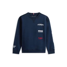 Tommy Hilfiger Sweatshirt Jungen Gr&ouml;&szlig;e 80 navy / rot / wei&szlig;