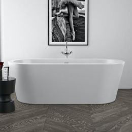 Tellkamp Solit&auml;r freistehende Oval-Badewanne, 0100-282-00-A/CRWM,
