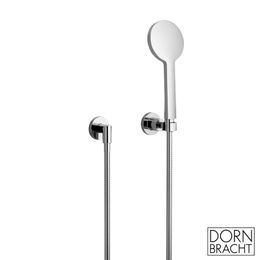 Dornbracht Tara. Brausegarnitur mit Wandanschlussbogen und Halter, 3 Strahlarten, 27803892-00,