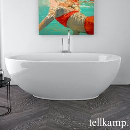 Tellkamp Neon freistehende Oval-Badewanne, 0100-289-00-A/CR,