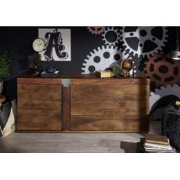 Sideboard Mango 180x45x75 braun lackiert Amsterdam #11