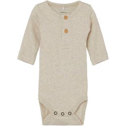 name it Langarmbody &raquo;NBMKAB LS BODY NOOS&laquo; Peyote Melange 68 - N-Gr N-Gr 68 Langarmbody von name it f&uuml;r Jungen
