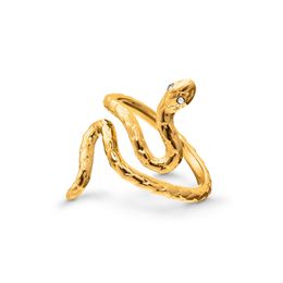 Tchibo - Ring Schlange - Damen - Gr. 20 - gold