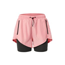 Tchibo - 2-in-1-Laufshorts - Damen - Gr. 38 - schwarz