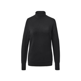 Tchibo - Feinstrick-Rollkragenpullover - Damen - Gr. L - schwarz