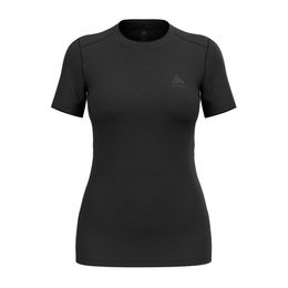 Odlo Merino 160 Bl Top Crew Neck S/S Bekleidung Damen schwarz S