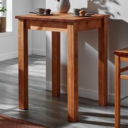 Pharao24.de Massivholz Bartisch im Landhausstil Kiefer Bernsteinfarben
