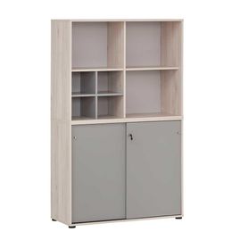 Pharao24.de Aktenschrank Made in Germany mit herausnehmbarem Regalkreuz 100 cm breit